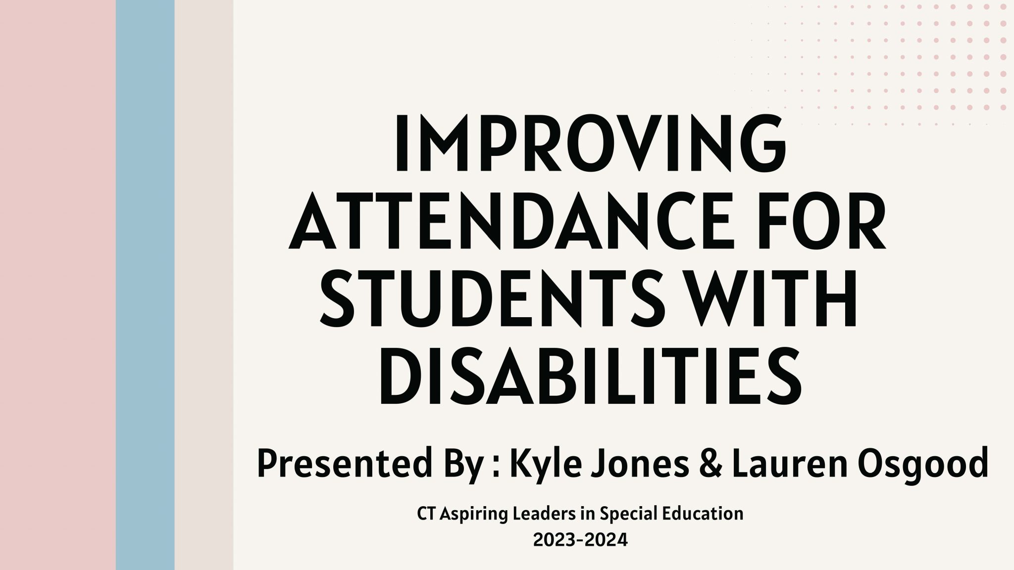 Cohort 2 Capstone Projects | Center for Excellence in Developmental ...